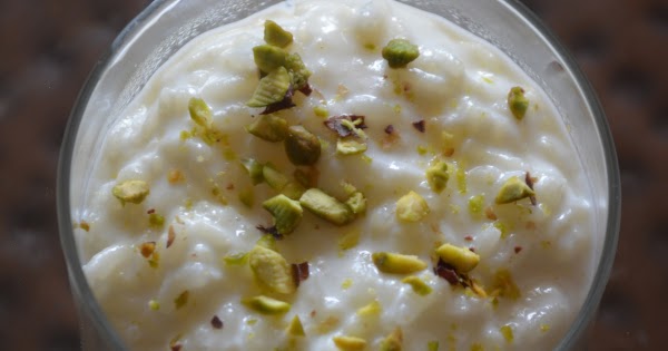 Veggie Platter: Riz B Haleeb ~ Lebanese Rice Pudding