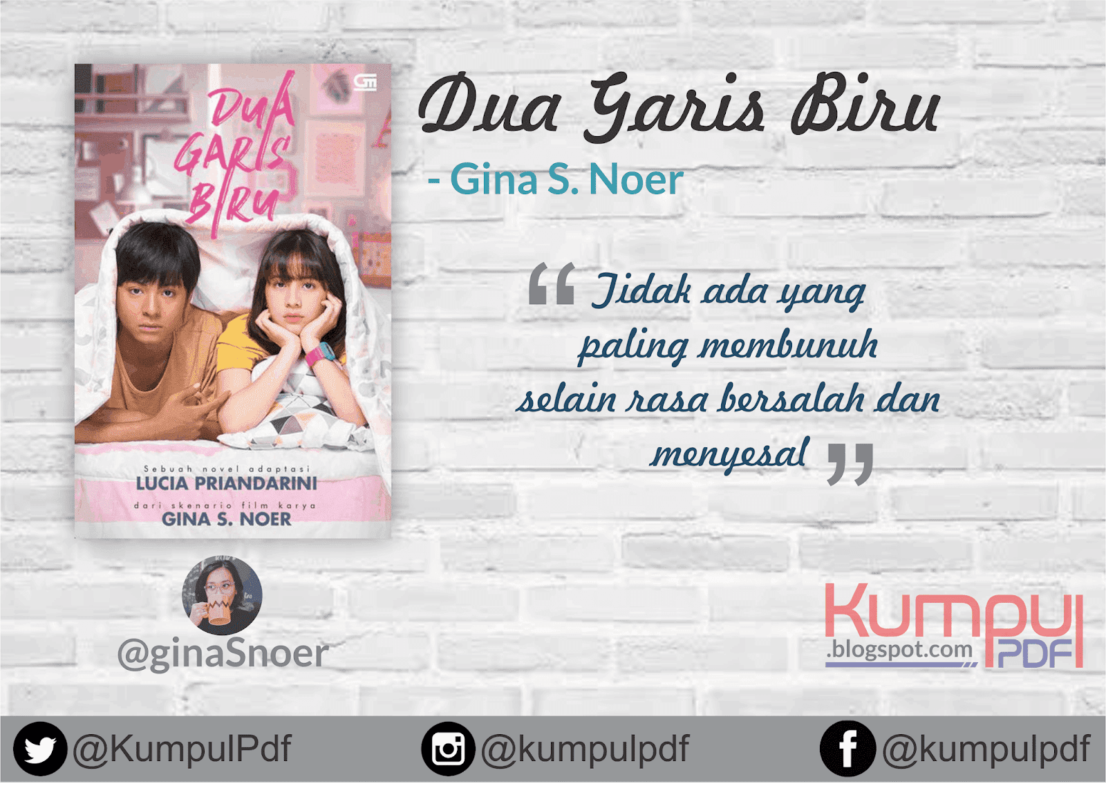 Download Novel Dua Garis Biru By Gina S. Noer - Download Buku