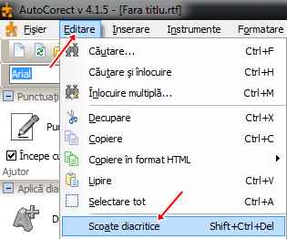 scoate diacritice