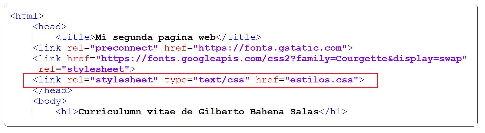 Formatos de fuente con HTML y CSS