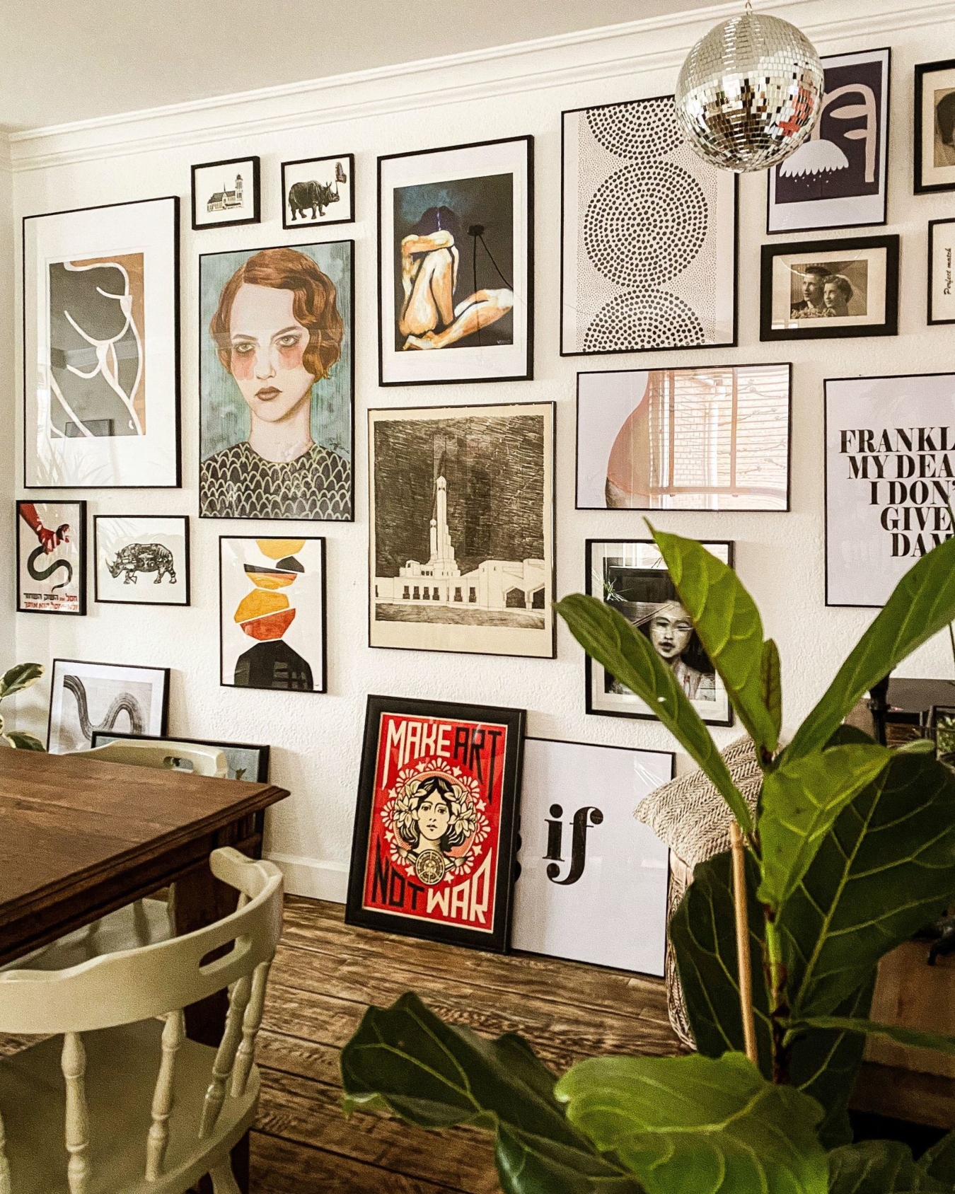 maximalist modern wall
