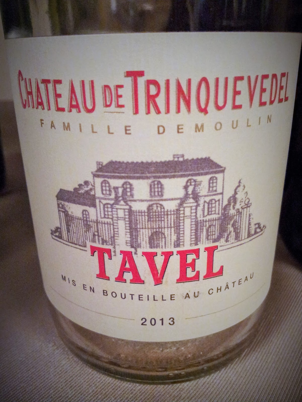WINENOLOGY: Tavel Rosé Aoc - 2013 - Château de Trinquevedel François ...