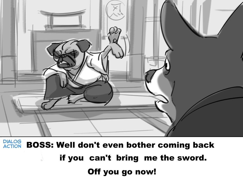 JOONKI PARK'S STORYBOARD PORTFOLIO: Ninja Corgi