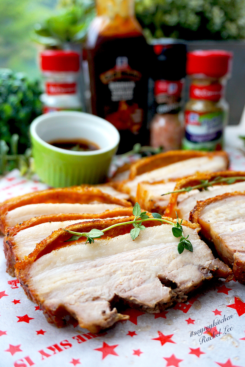 Say My Kitchen: Air Fried Crispy Skin Pork Belly (Sio Bak) 脆皮烧肉