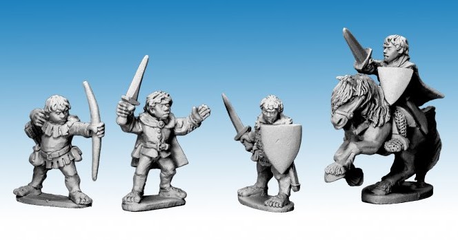 Wargame News and Terrain: Copplestone Castings: New Fantasy Halflings ...