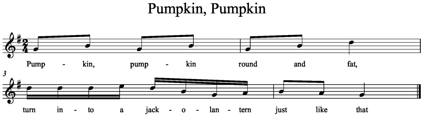 Pumpkin, Pumpkin Extension Activity - Music a la Abbott - Amy Abbott ...
