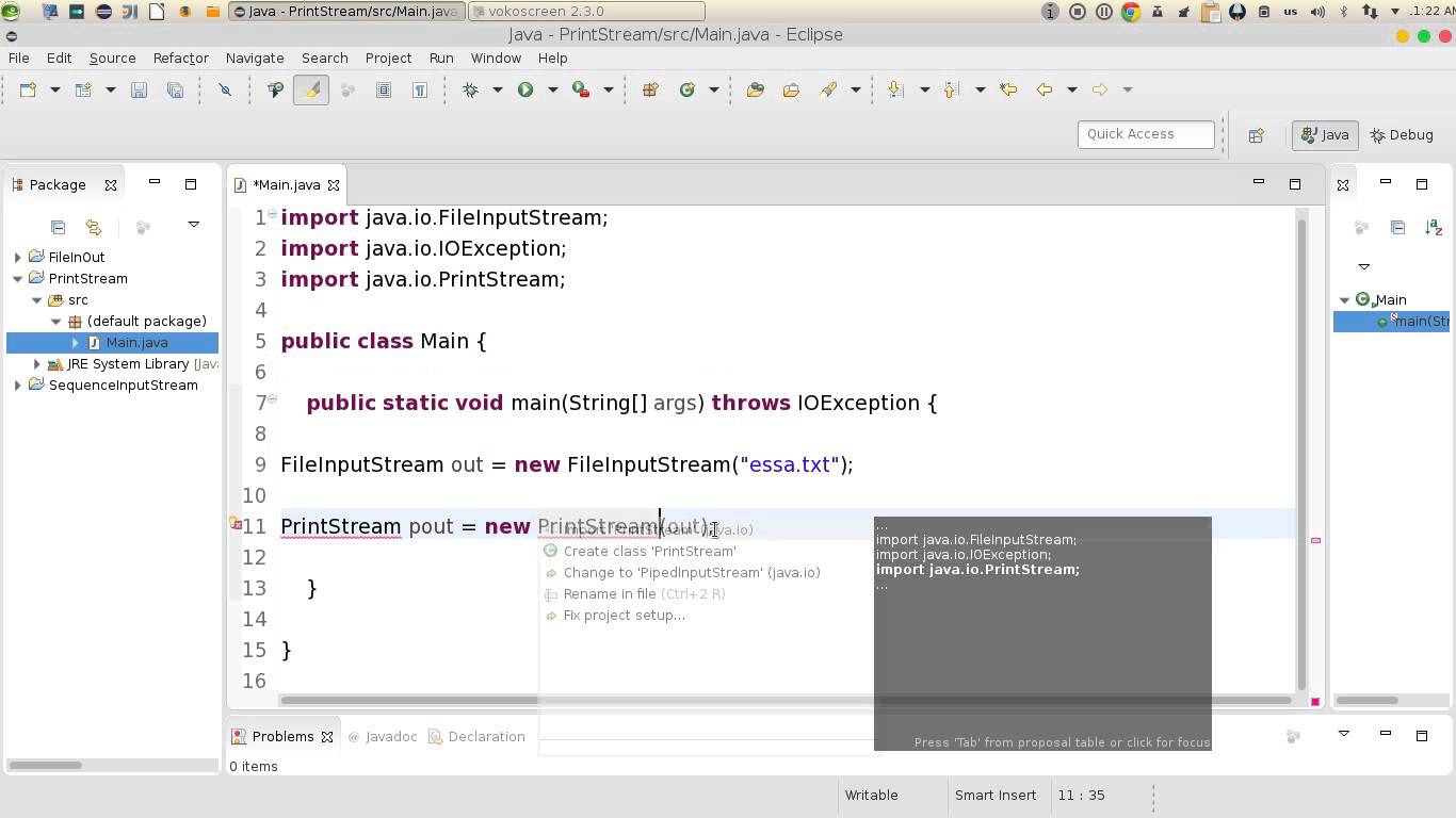 172 Java advanced IO PrintStream الادخال والاخراج | كورسات بالعربي