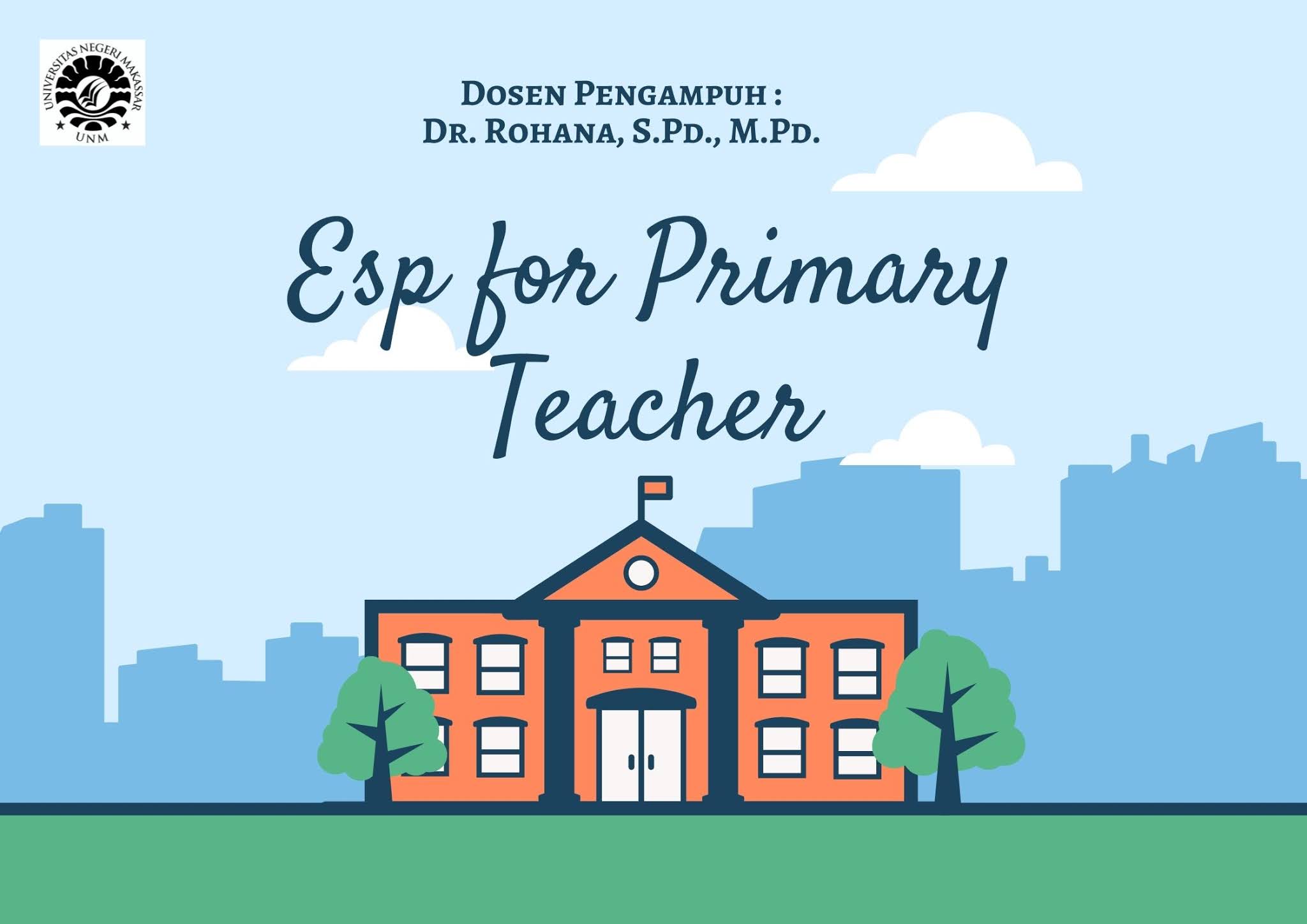 BOOK ESP FOR PRIMARY TEACHER COMPLETED