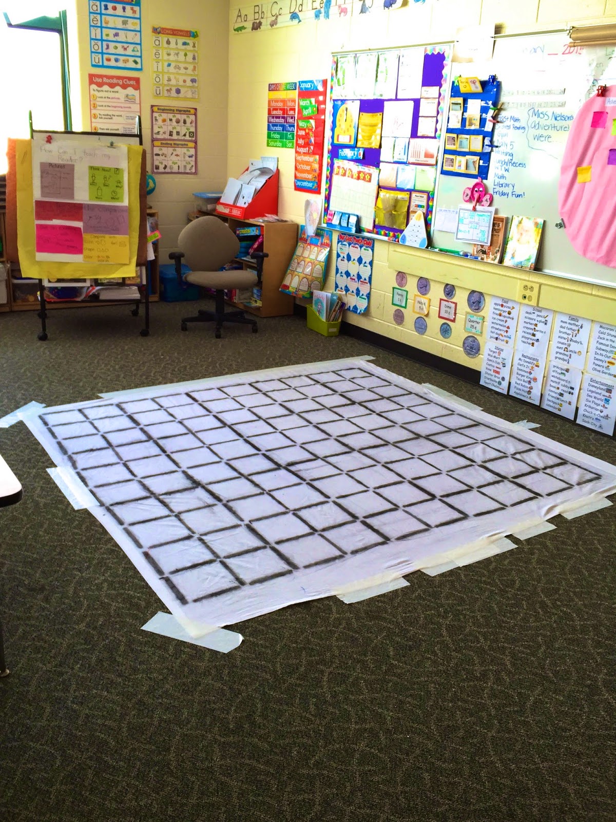 The Green Elementary Teacher: Making Math Engaging: The Learning Carpet