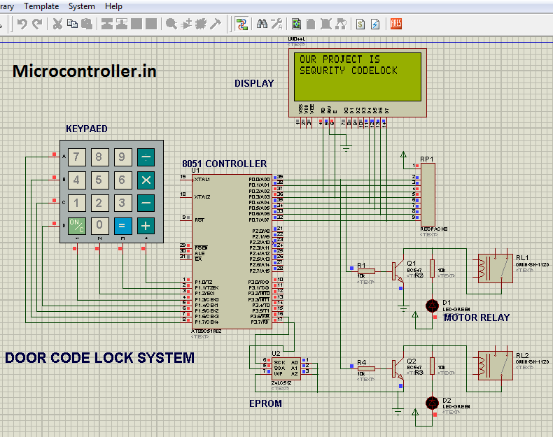 microcontroller.in: Door locks code security
