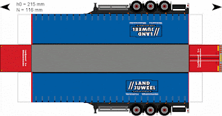 SP. Papel Modelismo: PaperCraft DAF XF - Landjuweel Transport