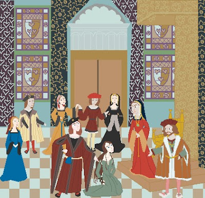 Charles Grant Davis and His World: Royal Court Color Study