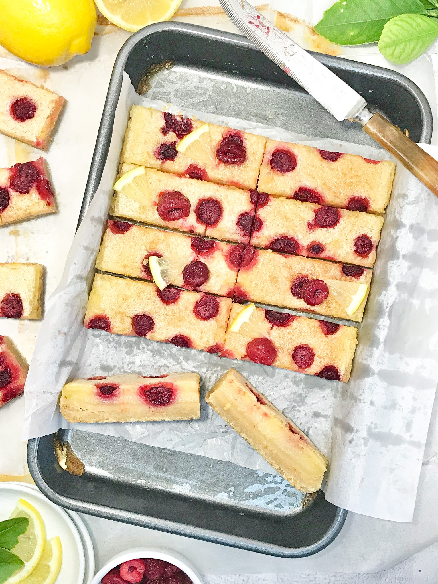 Lemon Raspberry Bars