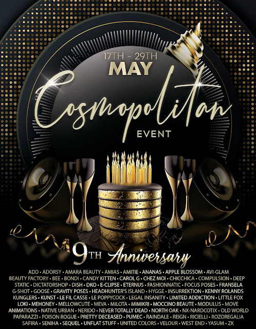 Cosmopolitan Events: Cosmopolitan Anniversary Part II (17th - 29th May)