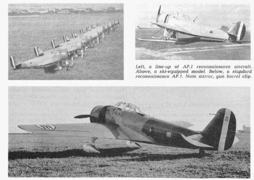 Italian Aircraft of WWII: CAPRONI BERGAMASCHI AP.1