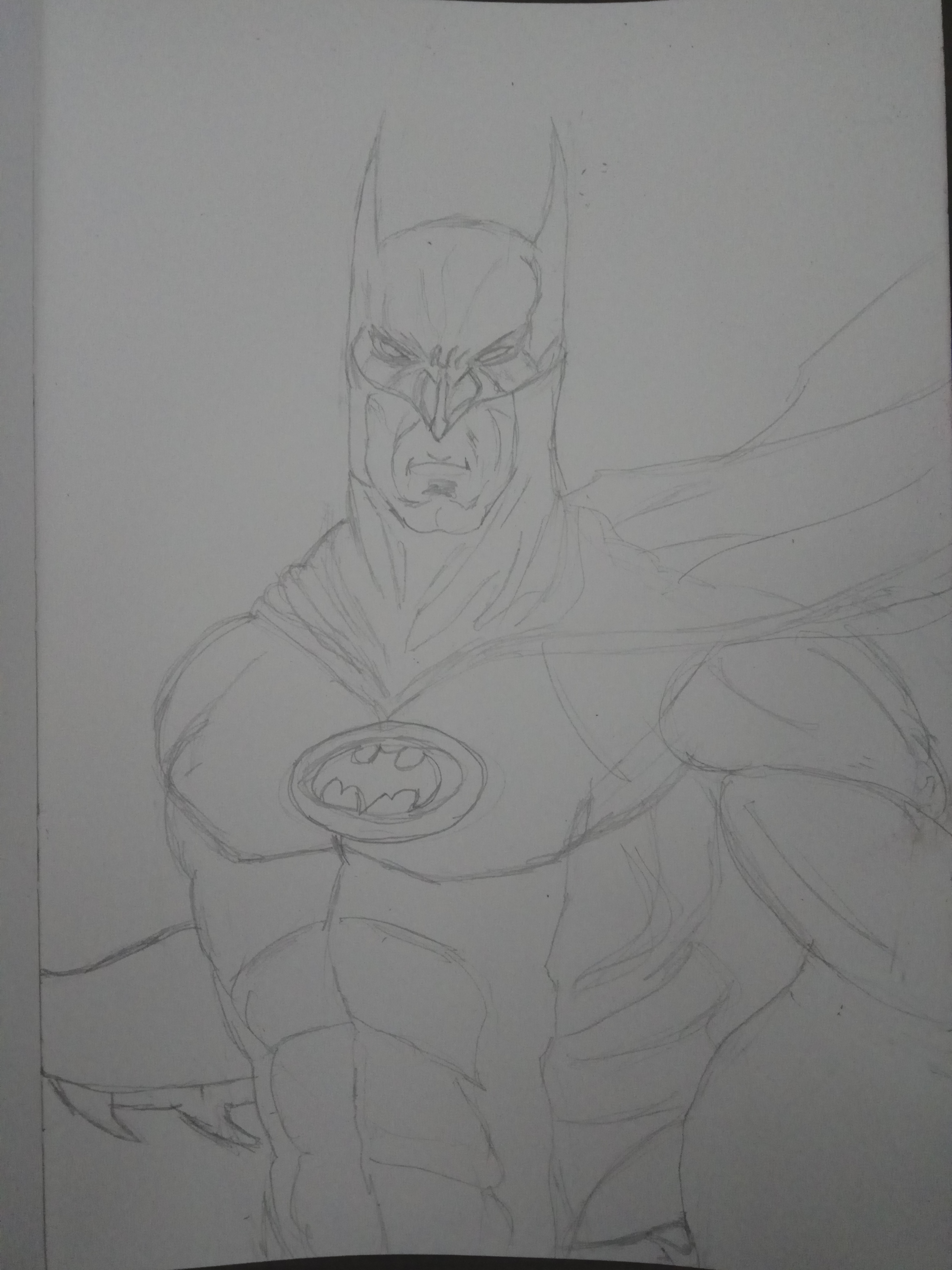 BATMAN COLORED PENCIL ART