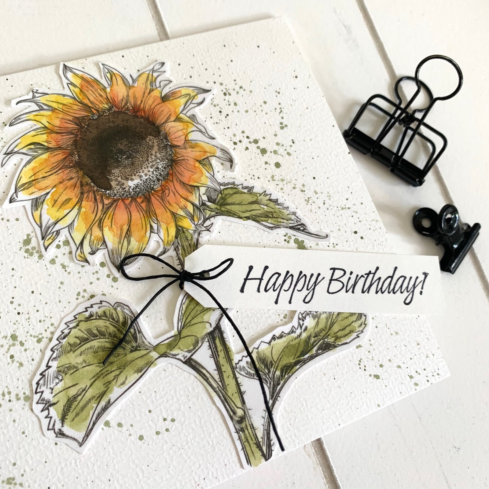 Laura's Creative Moments: Sunflower Birthday Cards