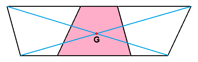 Brochazos de matemáticas: 685. El baricentro del trapecio. RESOLUCIÓN