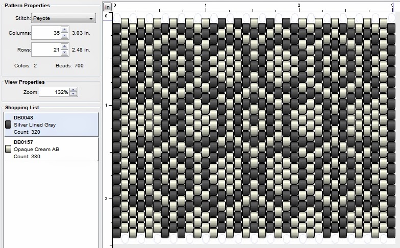 Imaginesque: Beading: Peyote Stitch Pattern 30