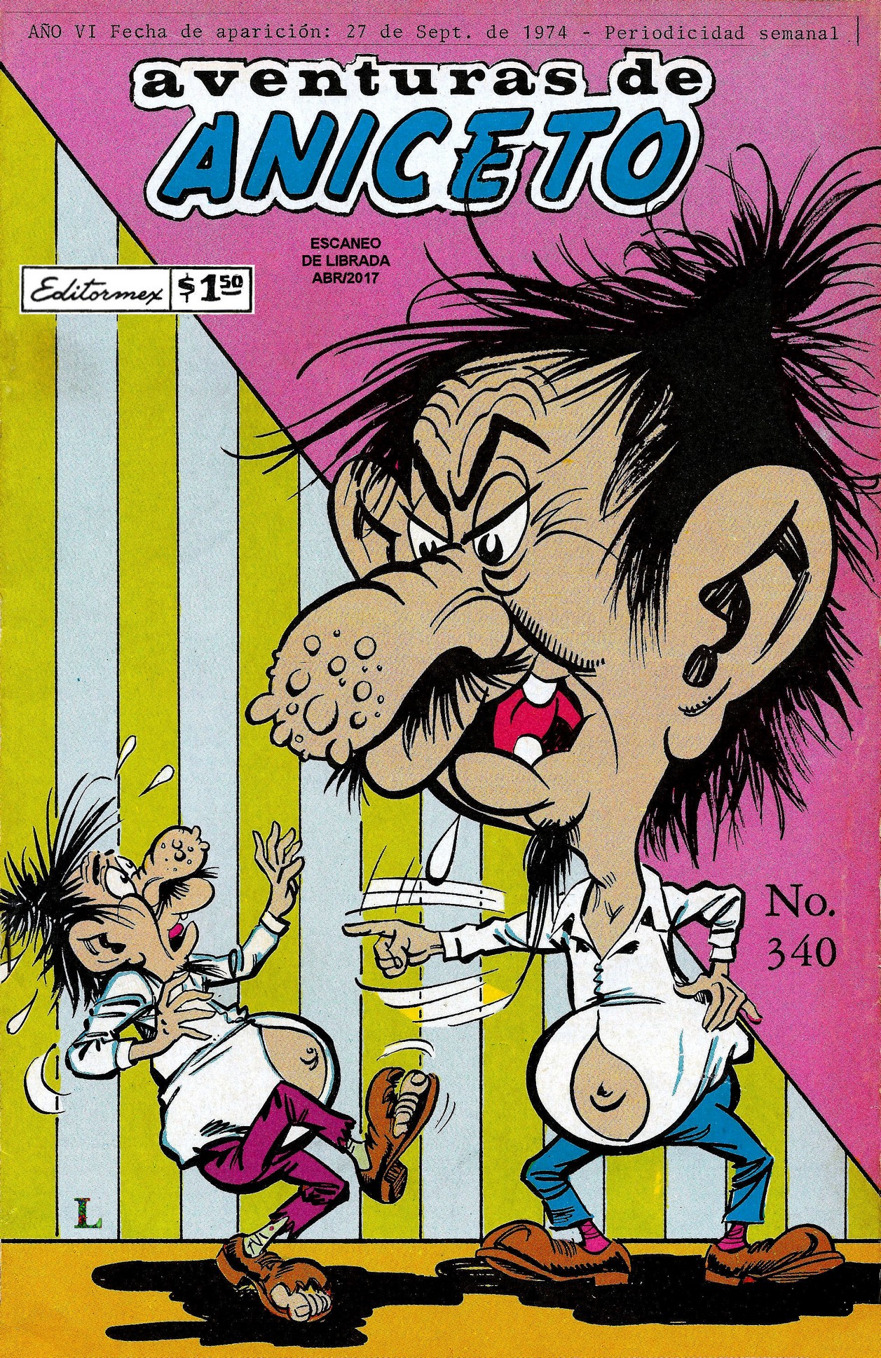 Comics Mexicanos de Jediskater: Aventuras de Aniceto No. 340, “Enanos y ...