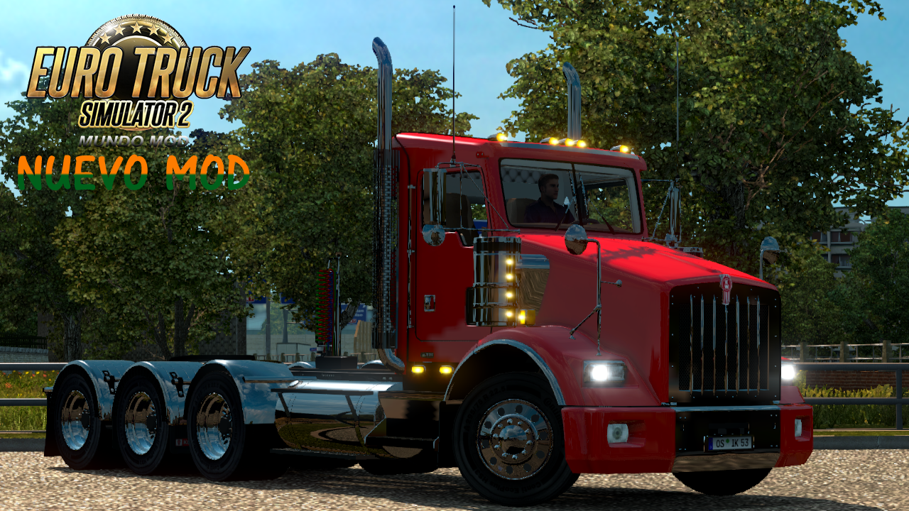 Tractocamion Kenworth T800 2.1 versión FINAL - ETS 2 Mundo Mod