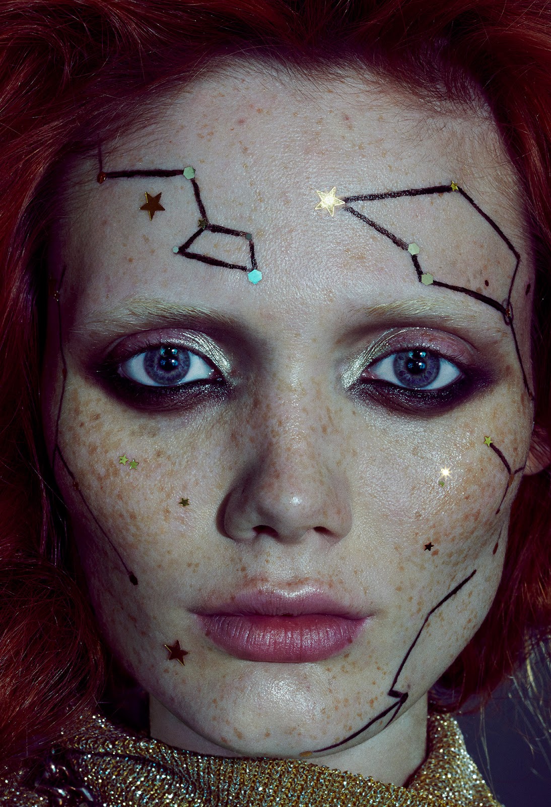 Astrological Signs Zodiac Galactic Constellation Freckle Beauty ...