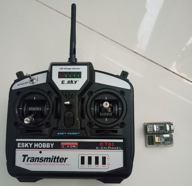 DIY TRANSMITTER & RECEIVER 6 CH ARDUINO - ARDUINO PROJECT