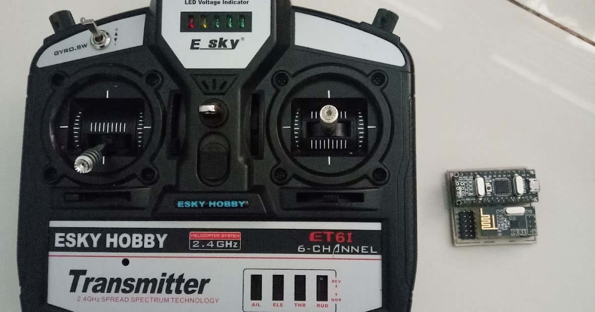 DIY TRANSMITTER & RECEIVER 6 CH ARDUINO - ARDUINO PROJECT