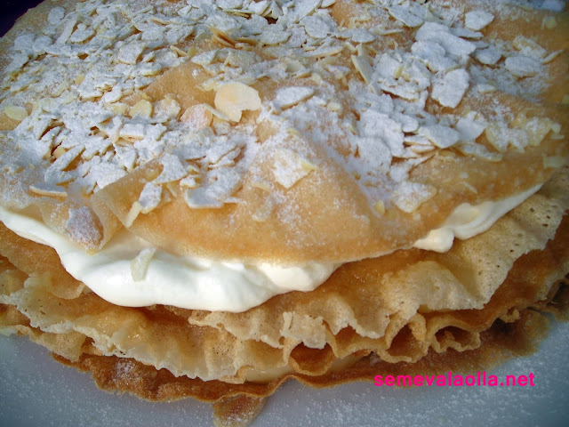 Cómo hacer tarta arabe de obleas fritas con crema inglesa - El Cómo de ...