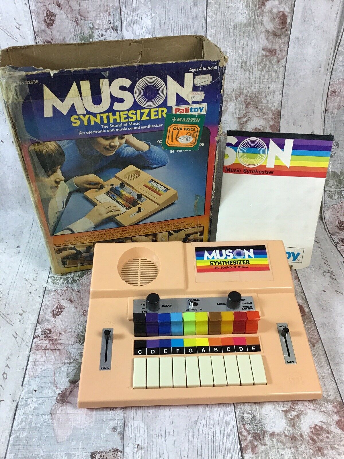 MATRIXSYNTH: 1978 Palitoy Mego Muson Synthesizer w/ Original Box