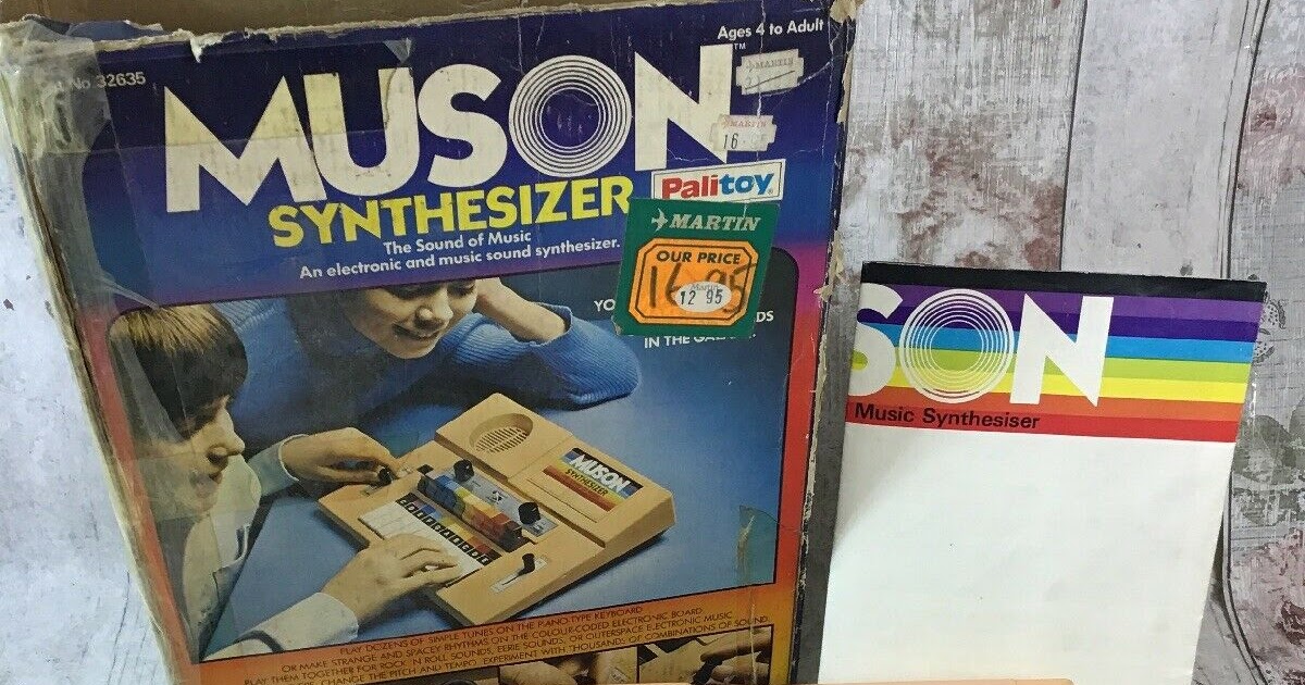 MATRIXSYNTH: 1978 Palitoy Mego Muson Synthesizer w/ Original Box