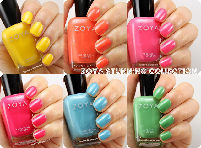Liquid Jelly: Zoya Summer 2013 Stunning Collection Review