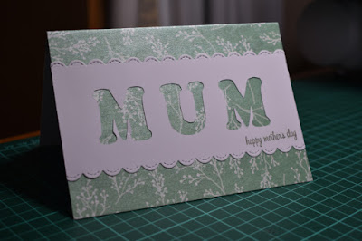 Made 2 Craft: MUM Cut out card