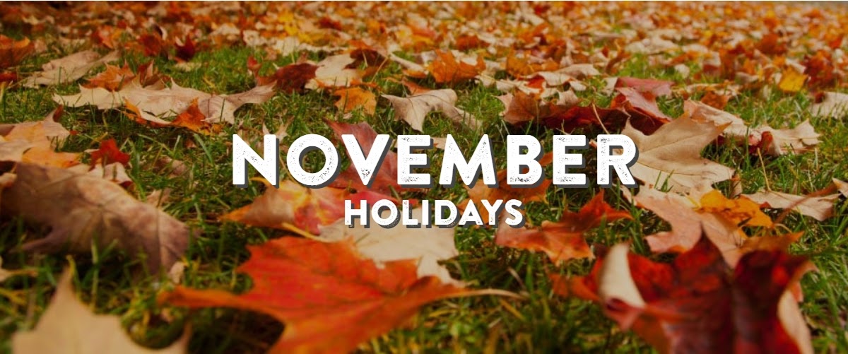 November Holidays in 2020