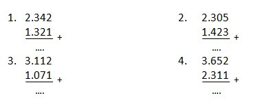 PENJUMLAHAN BERSUSUN BILANGAN RIBUAN (20 Juli 2020)