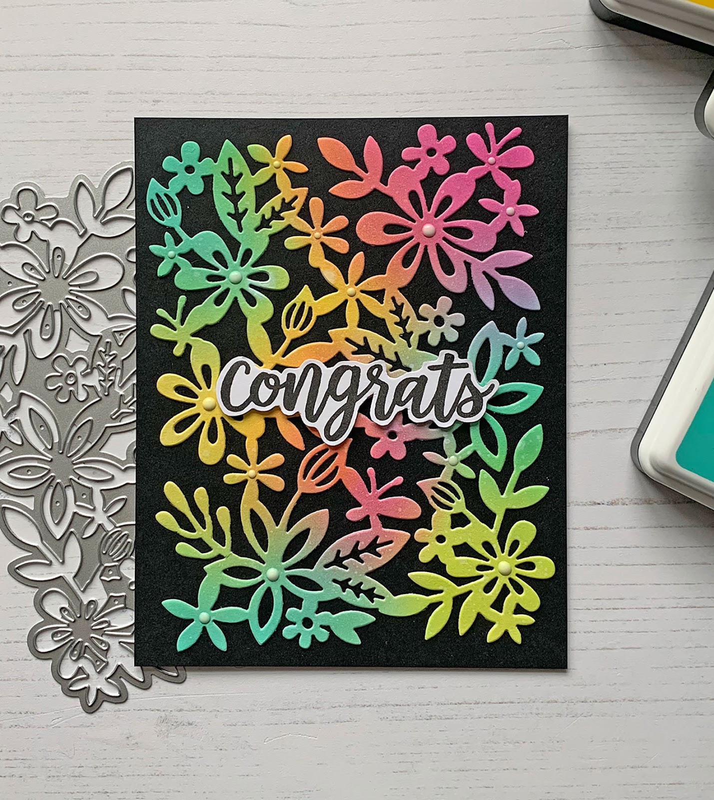 Hero Arts Flower Garden Fancy Die Three Ways - Free Craft Tutorial