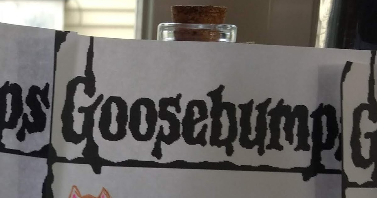 Amber's Craft a Week Blog: Mock Goosebumps Cover Design Contest