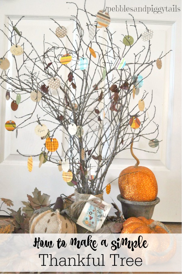 How to Make a Simple Thankful Tree | Making Life Blissful