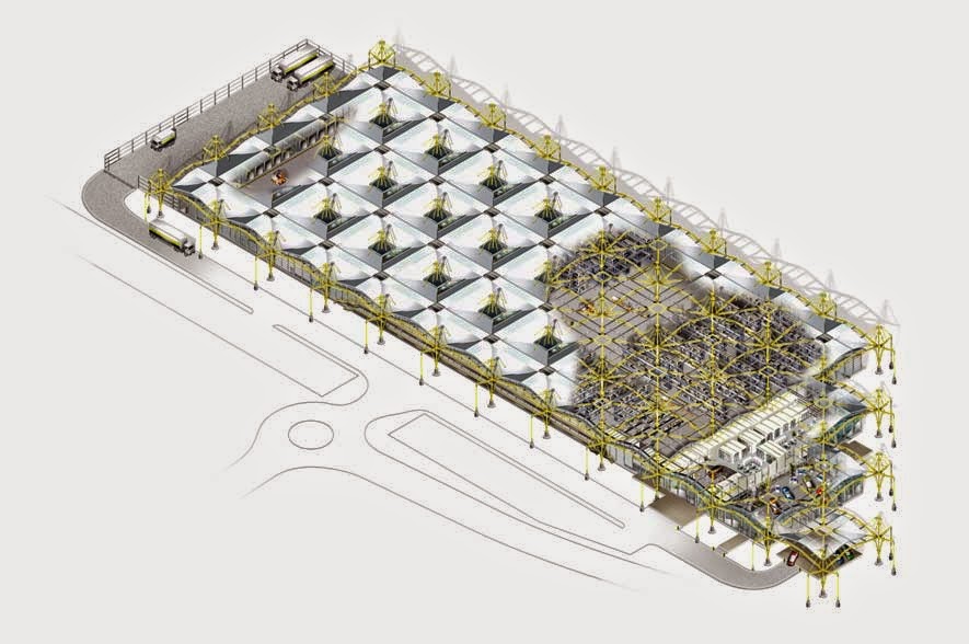 Renault Center en Swindon. Norman Foster