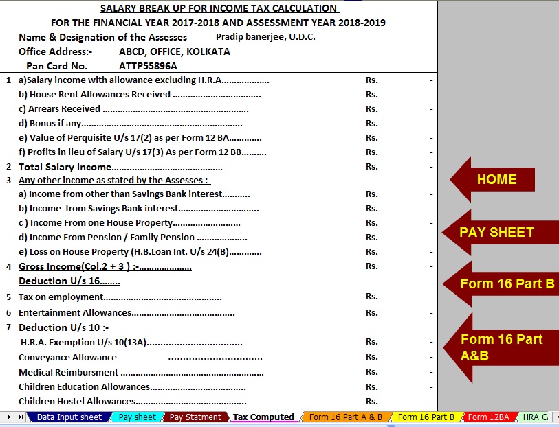 Rebate u/s 87A of the Income Tax Act 1961, Plus Automated All in One ...