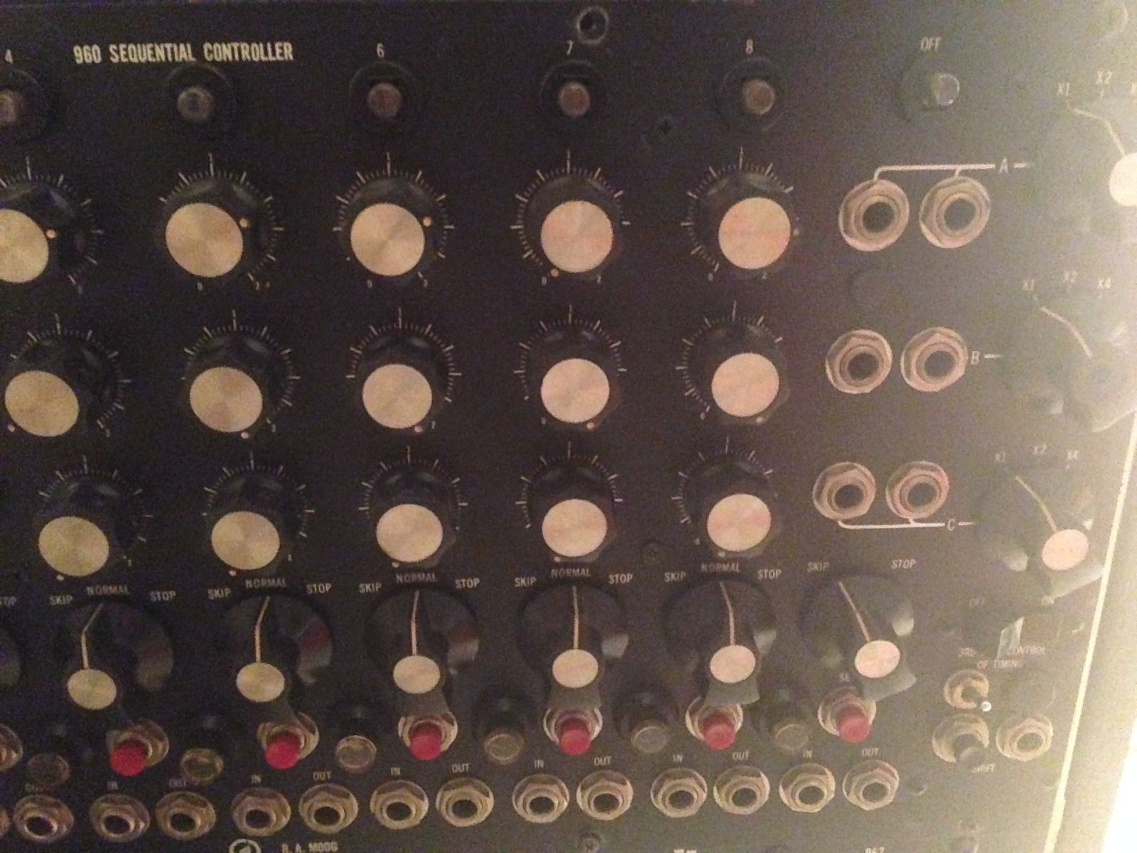 MATRIXSYNTH: Tangerine Dream's Edgar Froese RA Moog Modular Sequencer ...