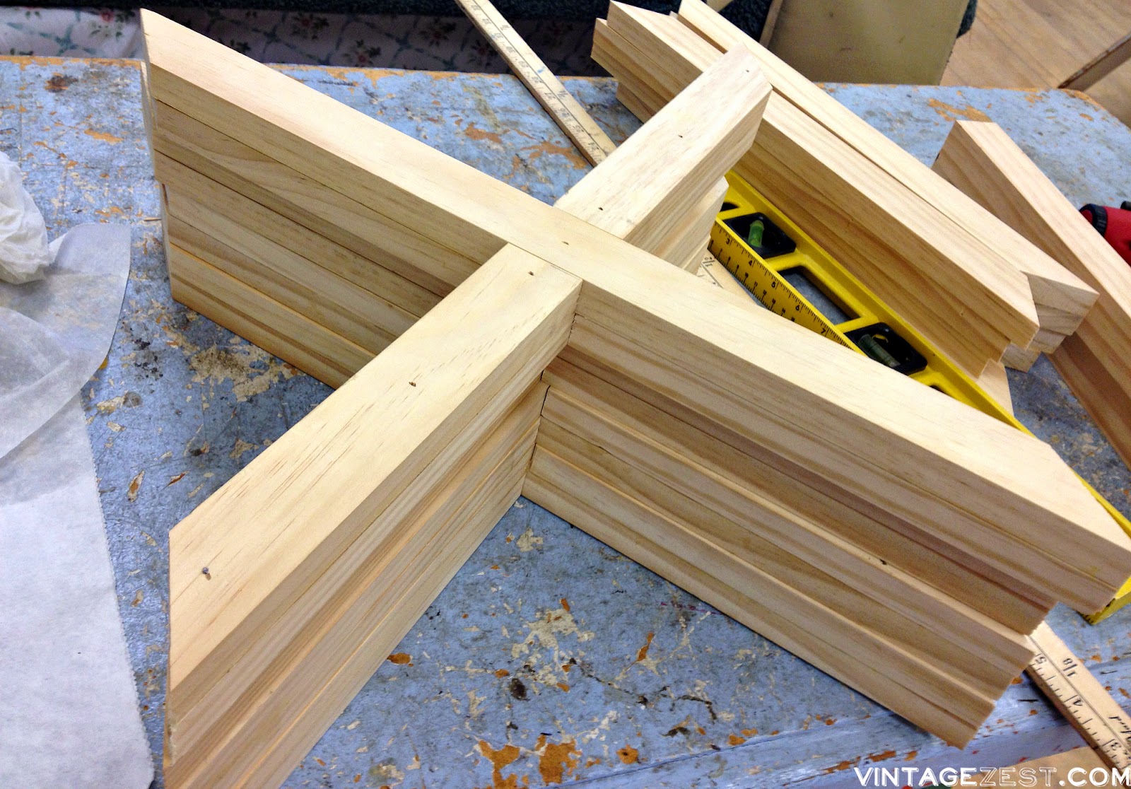 Custom X-leg Stools (Work-in-Progress!) ~ Diane's Vintage Zest!