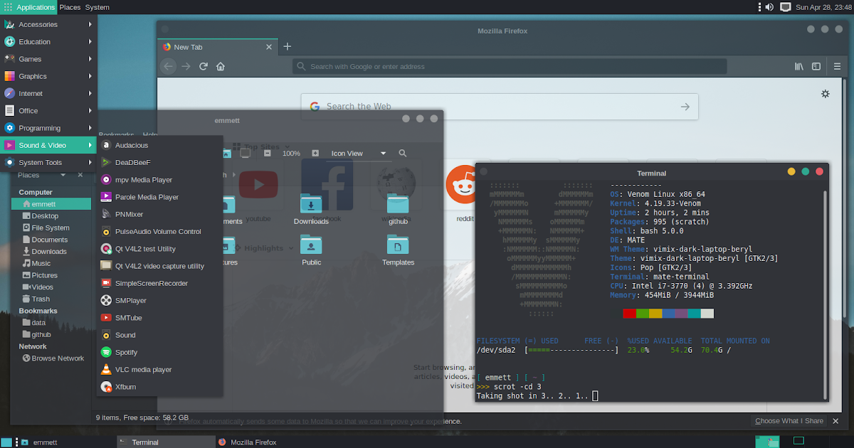 Venom Linux - Distro Ringan untuk Pengguna yang Berpengalaman - LinuxSec