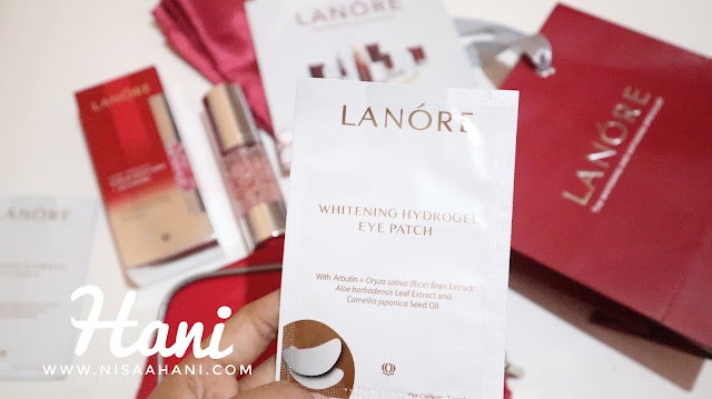 Lanore Serum Whitening & Anti Aging dan Lanore Whitening Hydrogel Eye ...