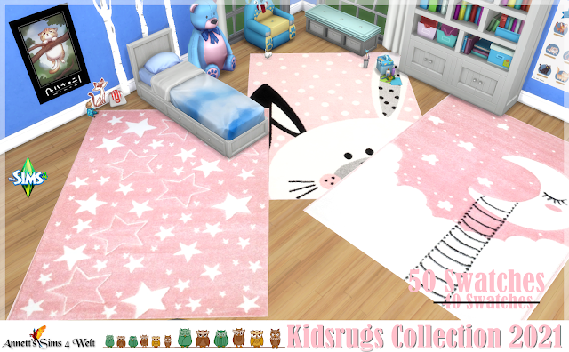 Annett's Sims 4 Welt: Kids Rugs Collection 2021