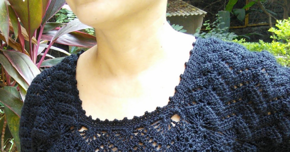 Sweet Nothings Crochet: FULL SLEEVED CHEVRON TOP
