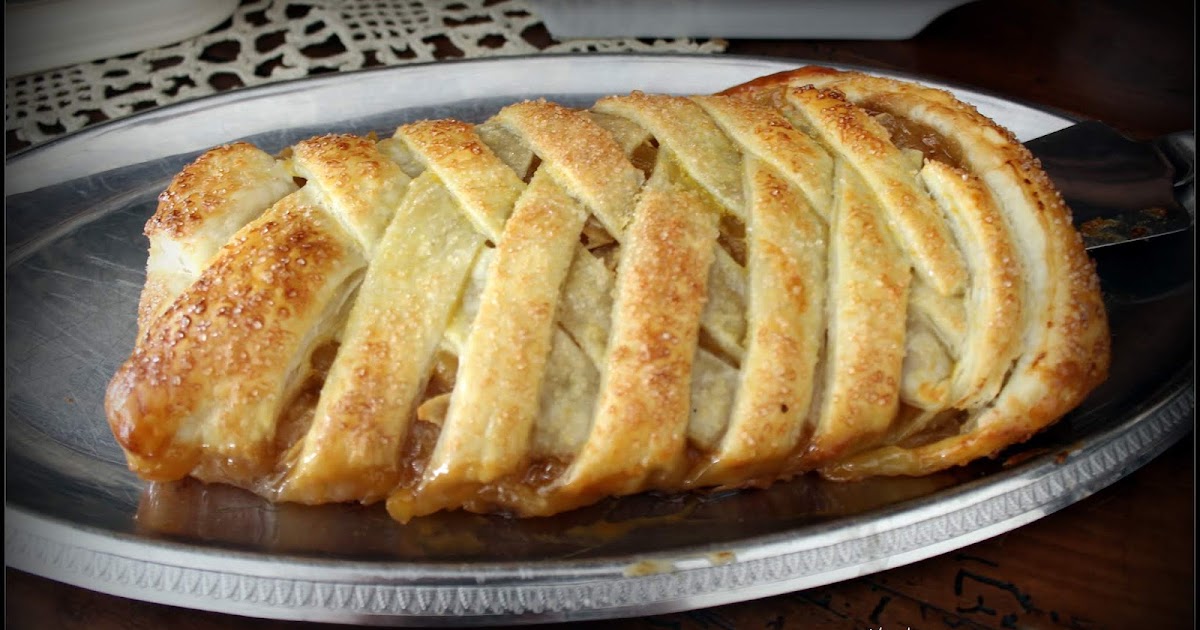 Keskonmangemaman?: Bataille Food 74 Tresse feuilletée aux pommes au ...