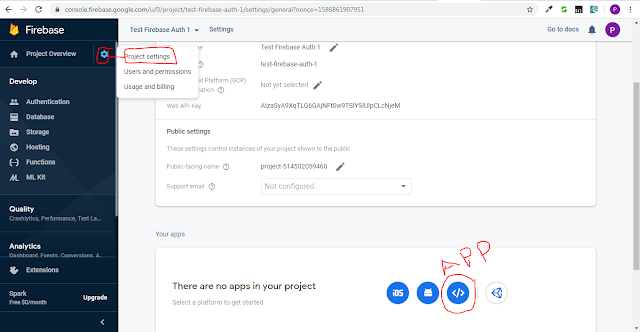 Code Samples: Firebase Authentication for Web - Sign-in Method Email/Password Implementation