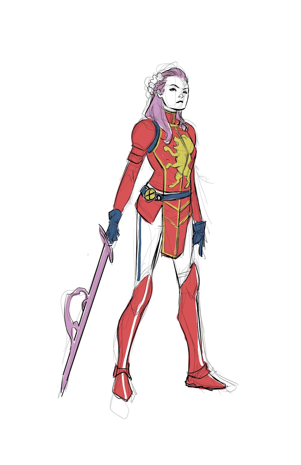 PSYLOCKE | CAPTAIN BRITAIN // like a butterfly: Marcus To Shares Unused ...