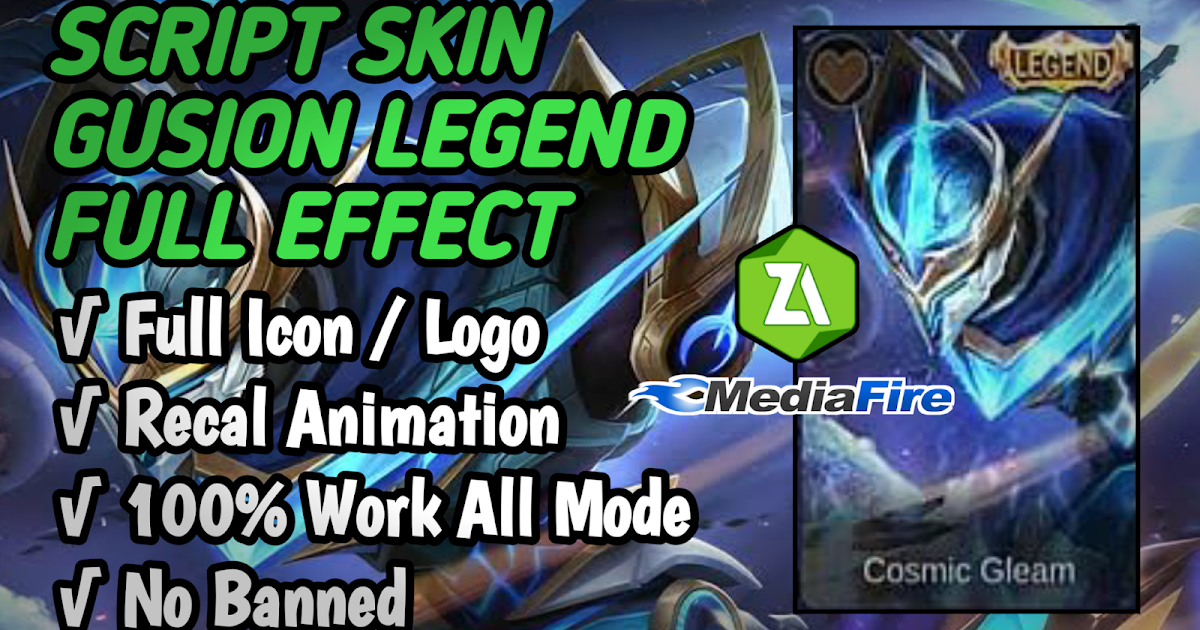 Mobile legends gusion legend skin script - boysplm